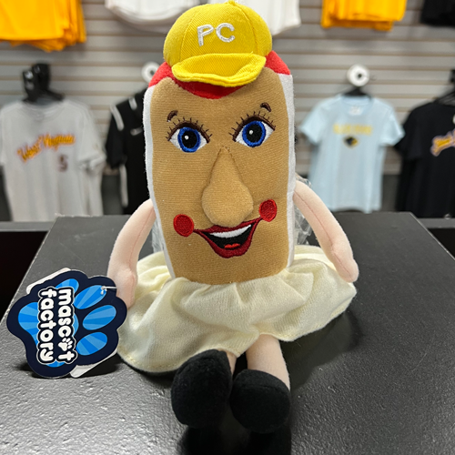 West Virginia Black Bears Pepperoni and Cheese Patty Doll